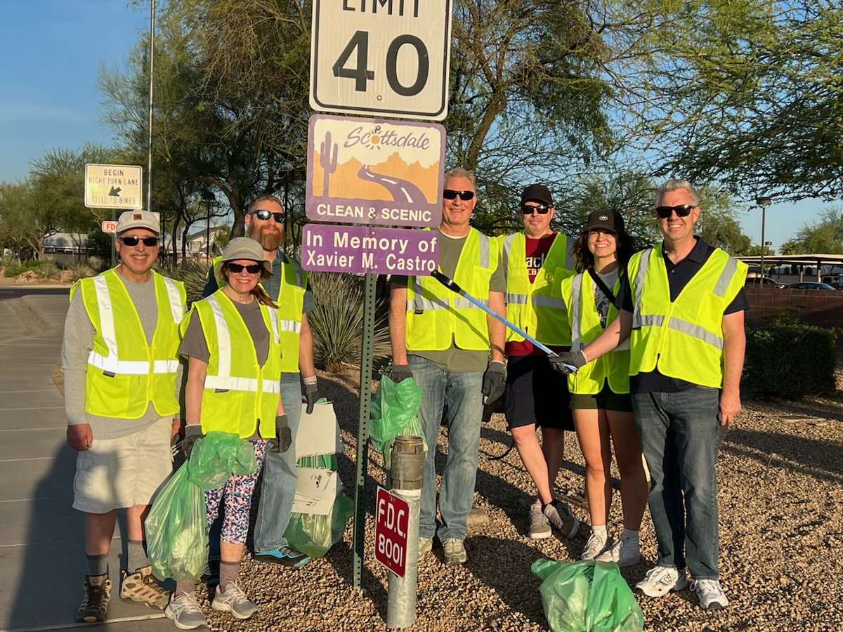 City of Scottsdale on Twitter: "447 volunteers cleaned 174 miles of ...