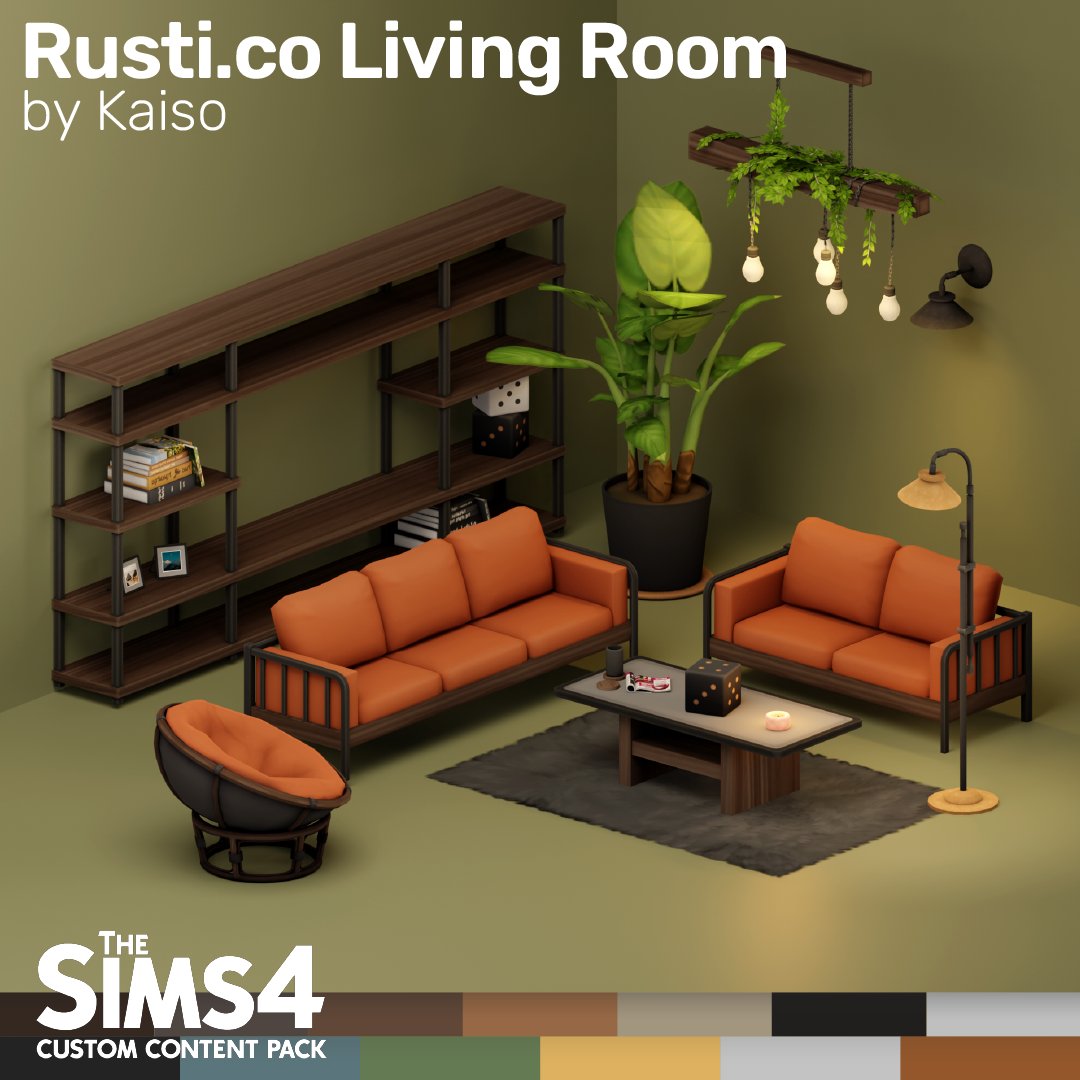 Kai on Twitter: "🌿 Rusti .co Living Room is now available for everyone! 🌿 Get 15 new living room ...