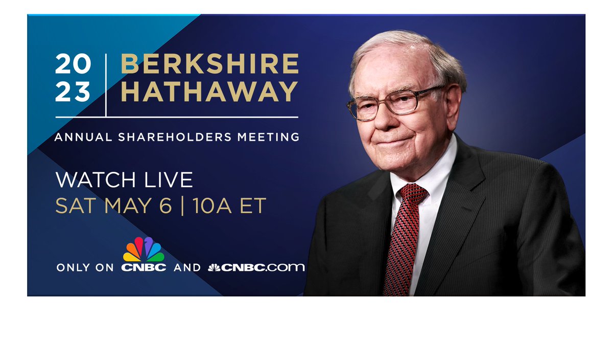 CNBC on Twitter: "The Berkshire Hathaway annual shareholder meeting will be LIVE on CNBC this ...
