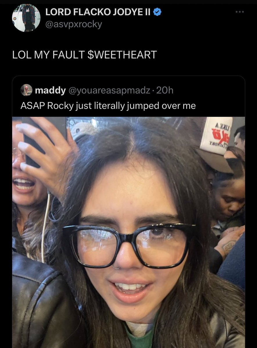 Raptv On Twitter A Ap Rocky Apologized For Jumping Over A Fan At The