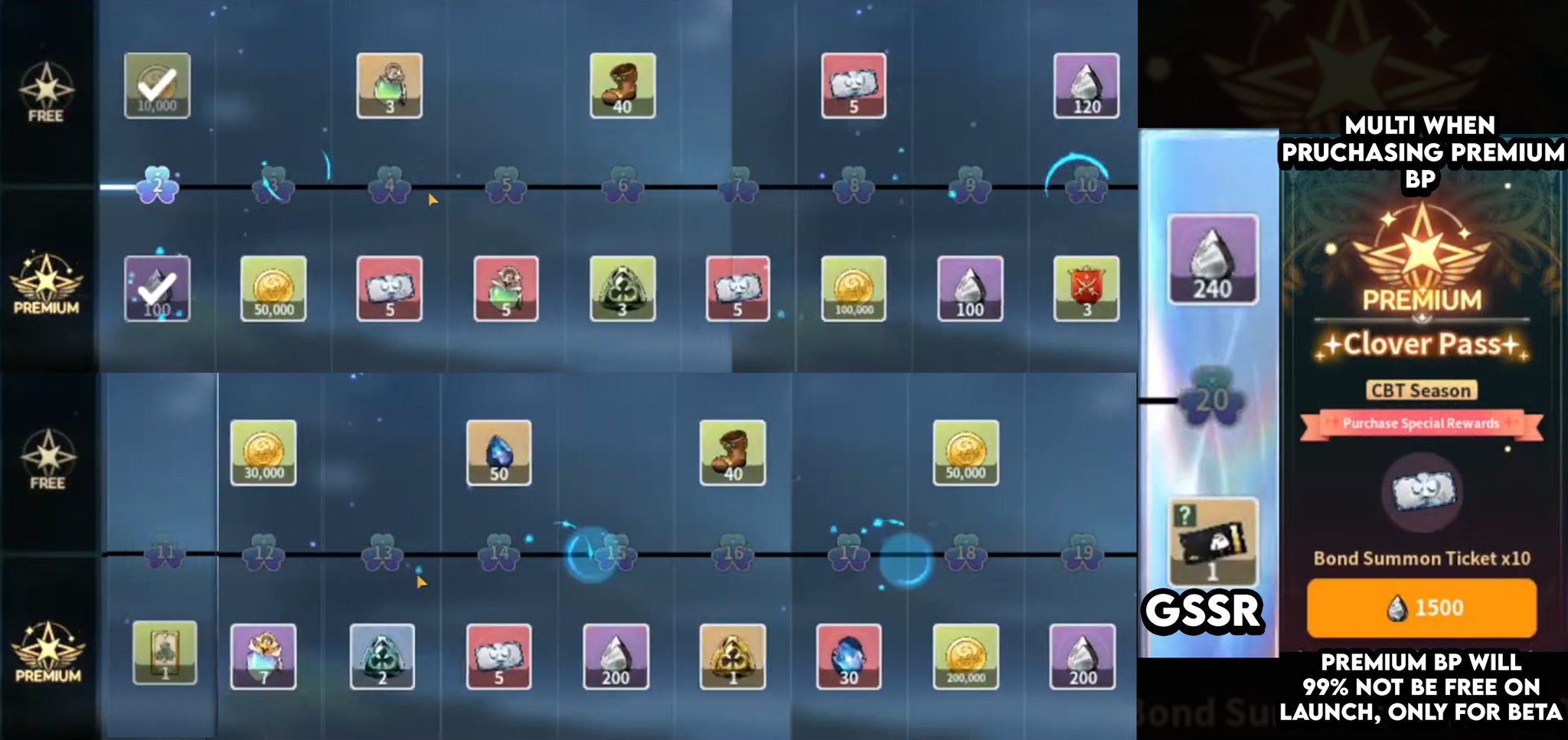 Black Clover Mobile - News on Twitter: "[BETA Battle Pass Rewards] Do ...