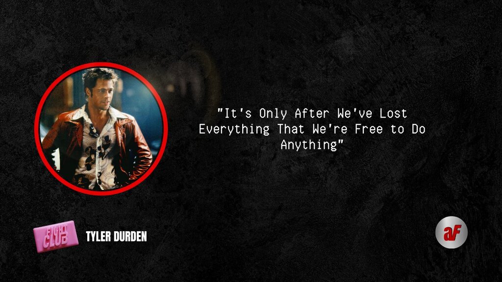 Tyler Durden Quotes Self Improvement