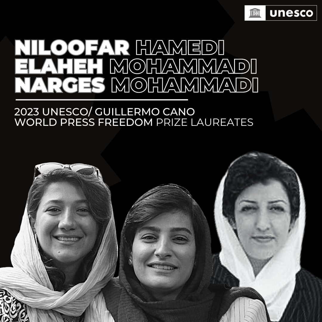 UNESCO 🏛️ #Education #Sciences #Culture 🇺🇳 on Twitter: "🔴 BREAKING! Niloofar Hamedi, Elaheh ...