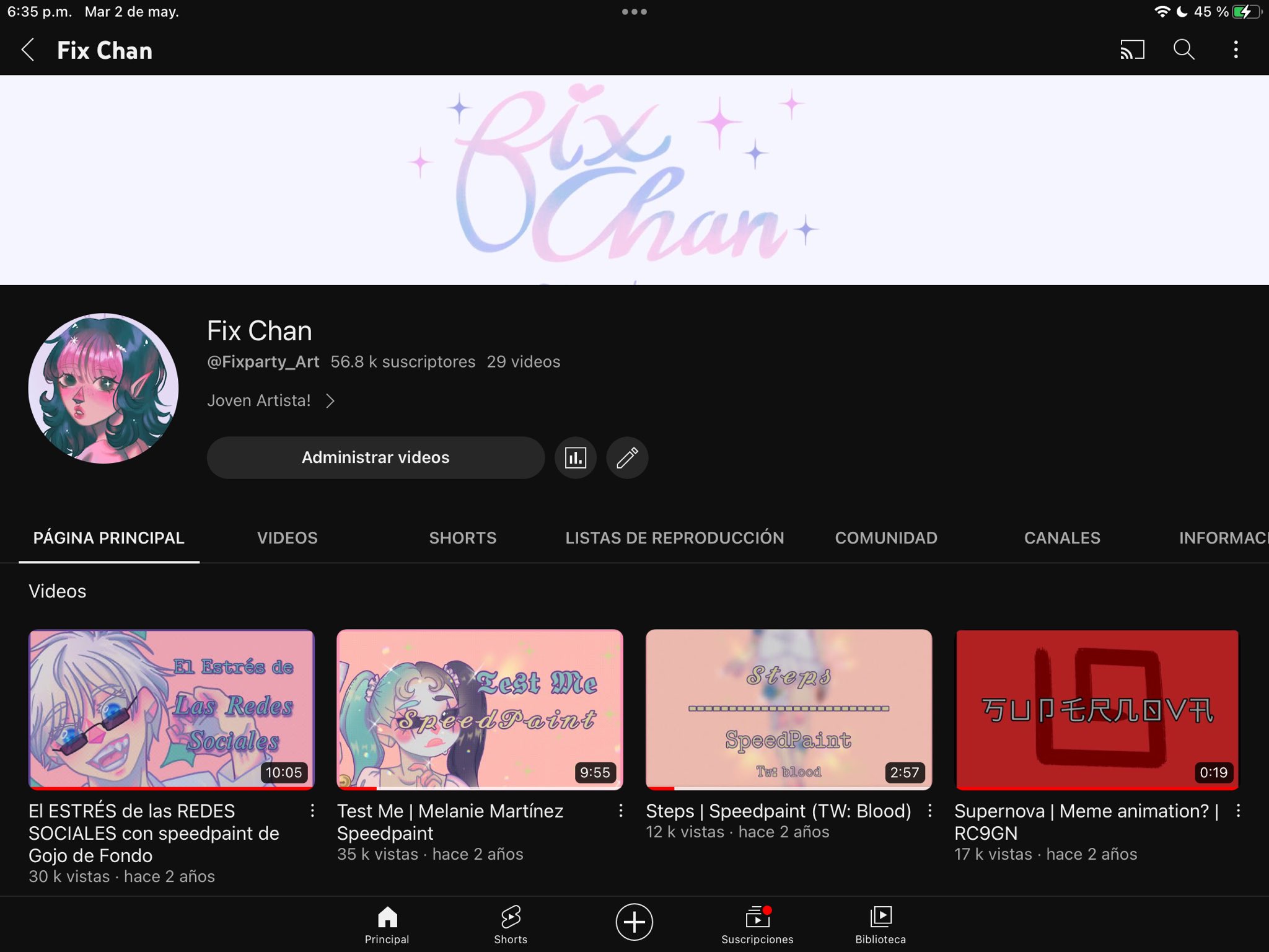 Fix♕Chan ⚜️ on Twitter: "Qué bonito se ve el canal ahora jshsjd https://t.co/ObobnkF8UW" / Twitter
