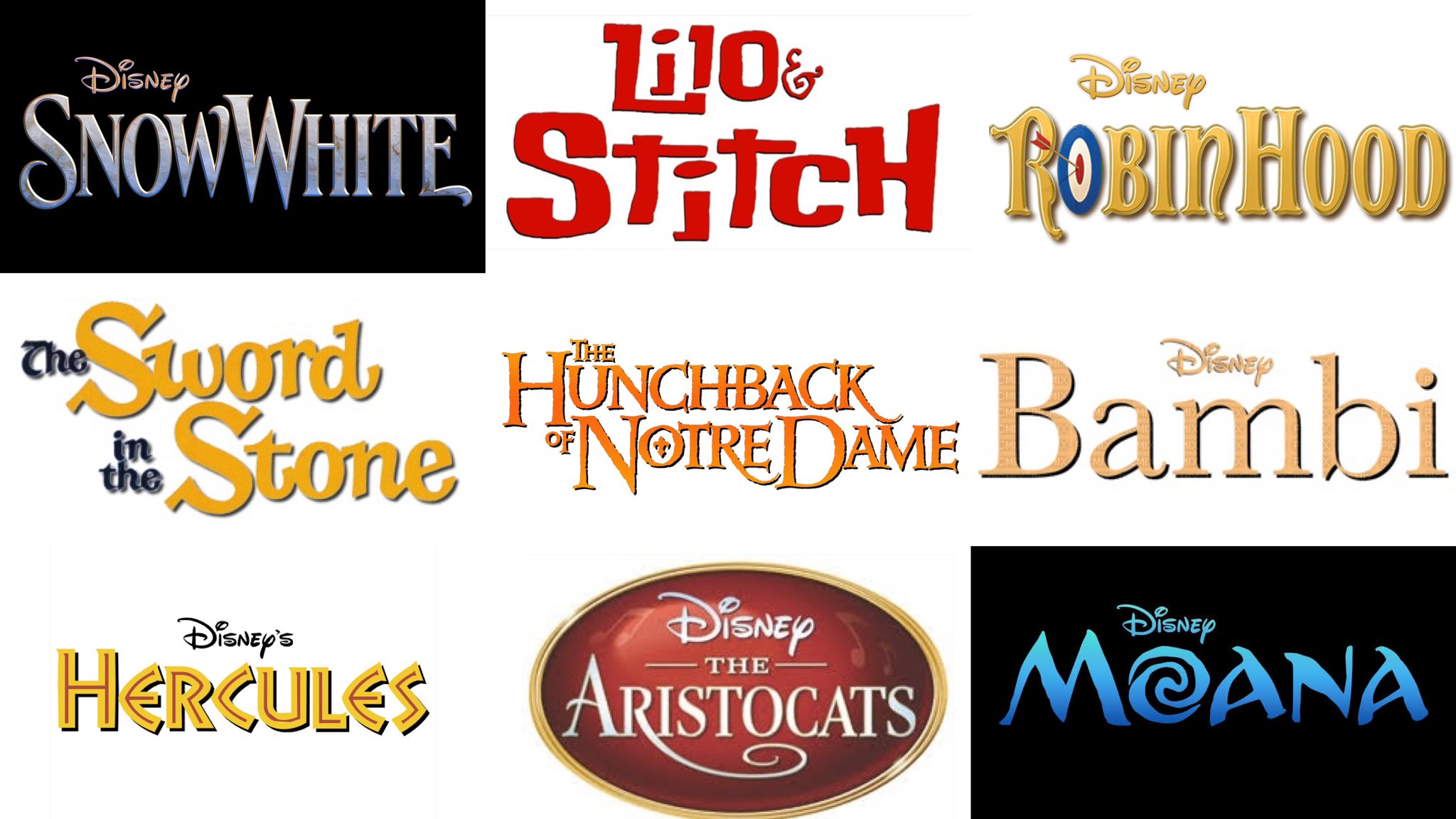 Disney Princess Timeline