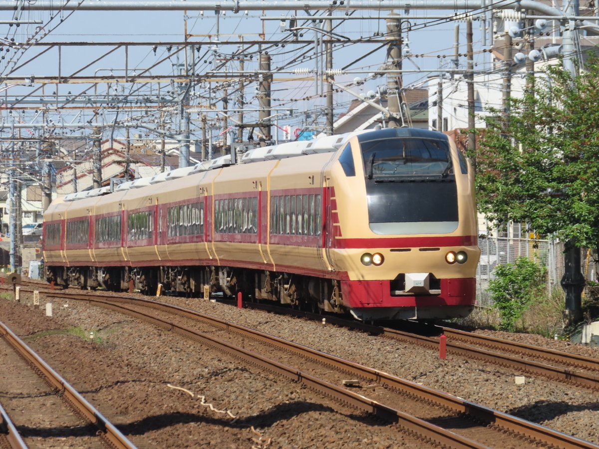 小江戸三郎太 on Twitter: "E653系国鉄特急色使用、大宮発勝田行き臨時特急「青の絶景ネモフィラ号」。 #JR東日本 #常磐線 #ネモフィラまつり #国営ひたち海浜公園 #E653系"