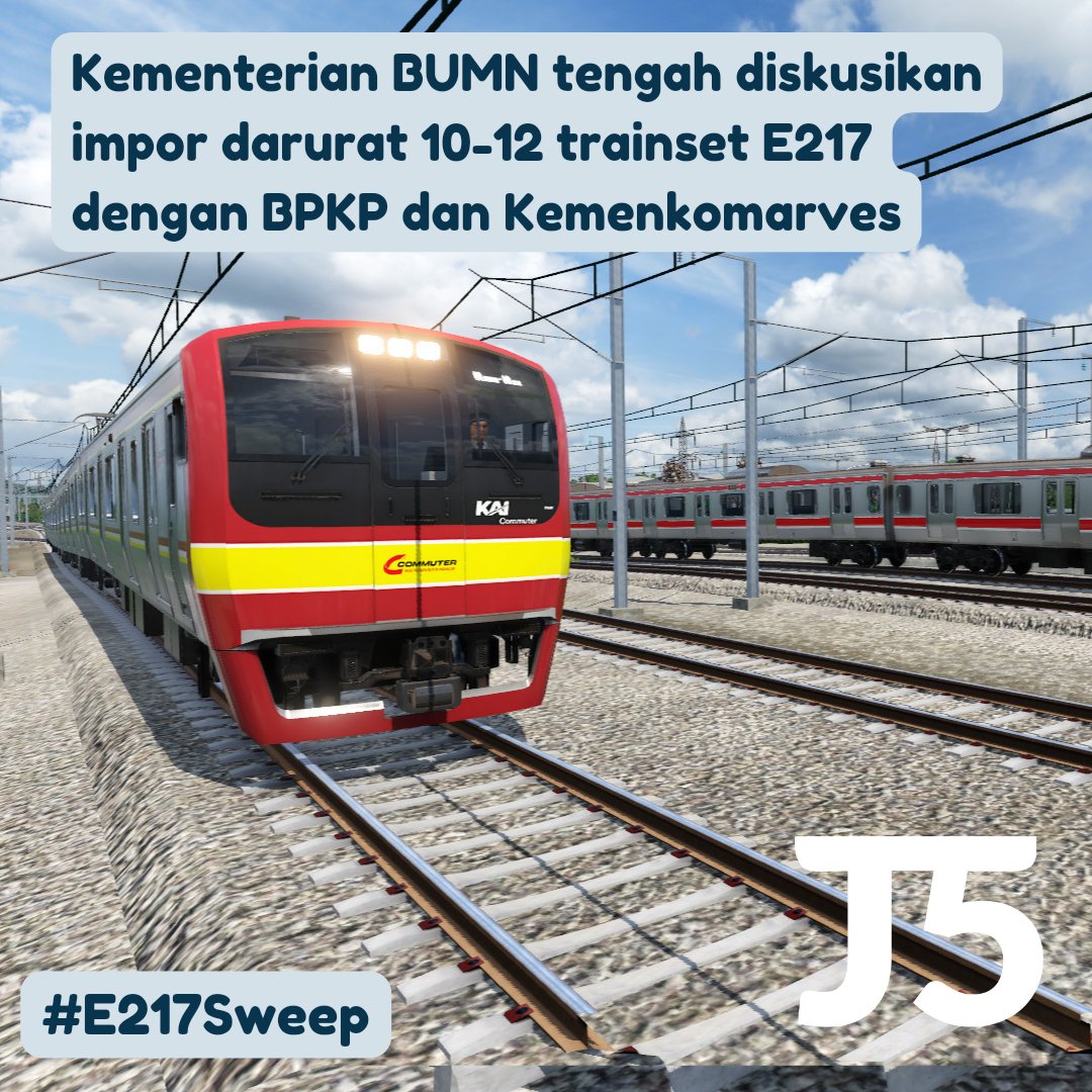 Jalur5 Community on Twitter: "Kementerian BUMN tengah mendiskusikan rencana impor darurat KRL ...