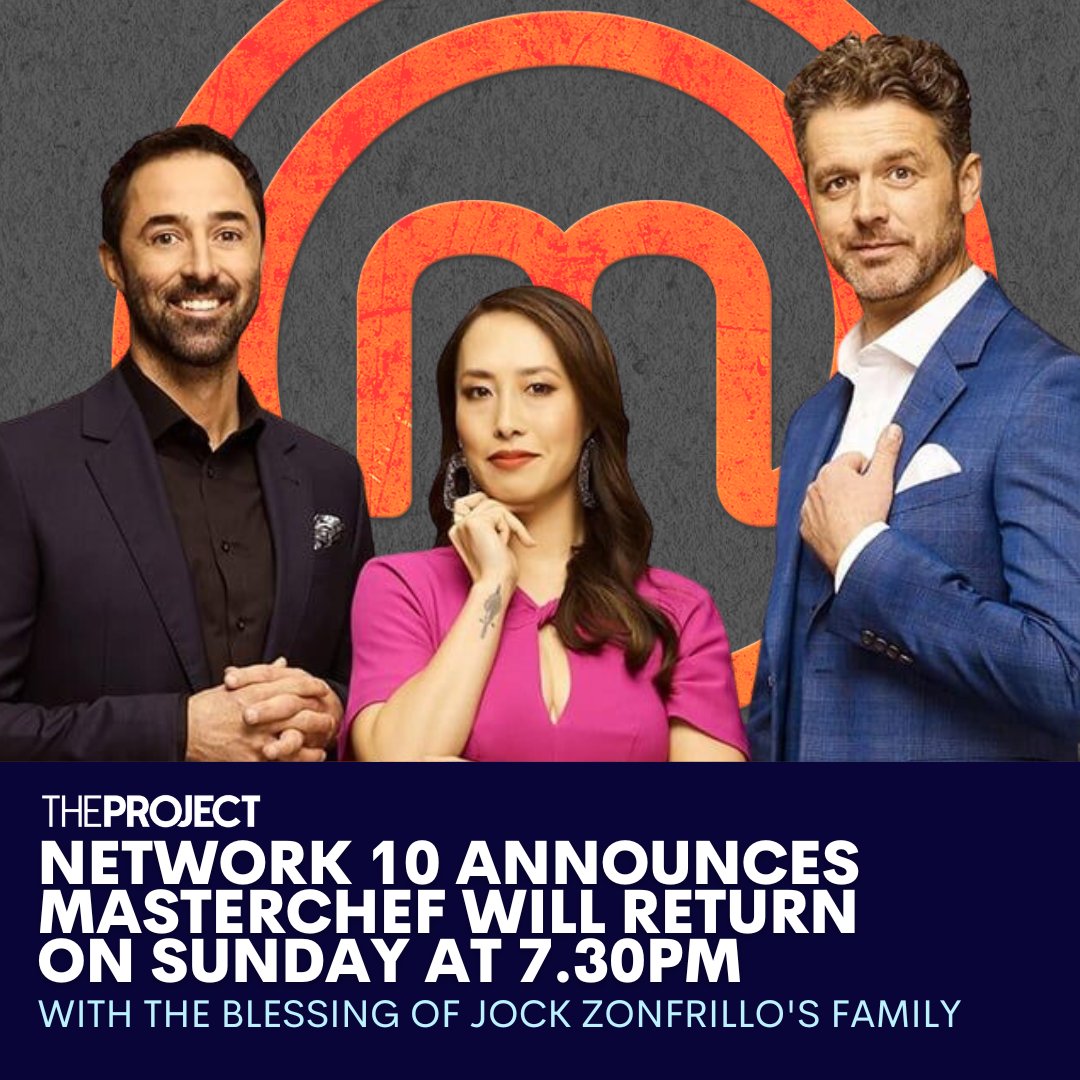 The Project on Twitter: "Network 10 has announced that the new series of Masterchef will ...