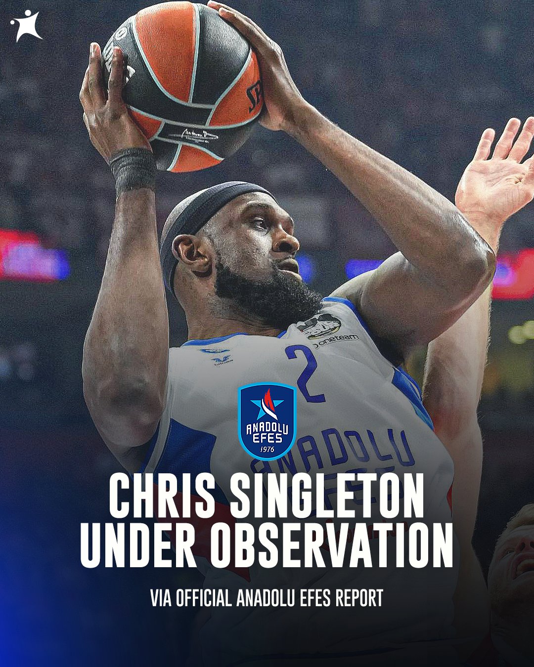 BasketNews on Twitter: "Update: Chris Singleton was admitted to the hospital on suspicion of a ...