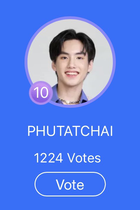 sㅌ!ki ★ on Twitter: "RT @phutatchai: ใกล้จะปิดโหวตแล้วคับทุกคน ฝากโหวตเป็นกำลังใจผมด้วยนะค้าบ🥺"