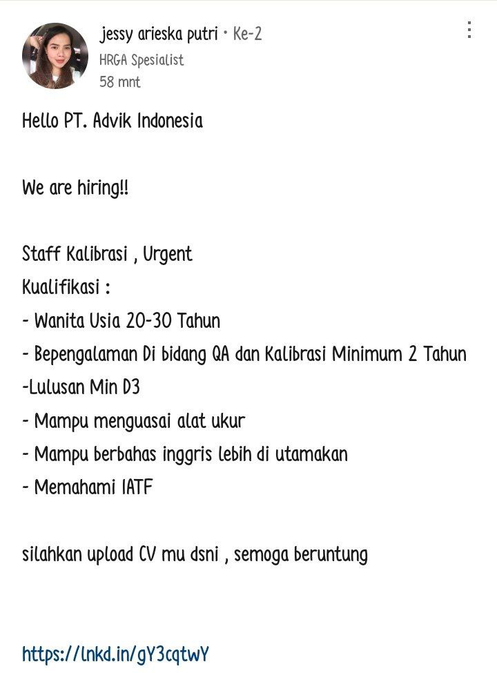 Grizella •|| 📌 info loker Jabodetabek on Twitter: "https://docs.google.com/forms/d/e ...