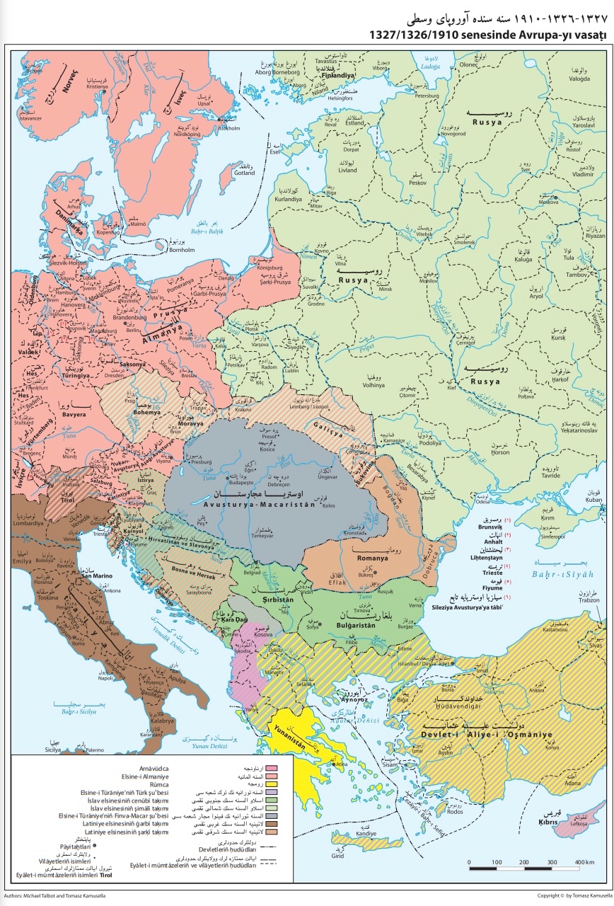Map Of Europe 1910