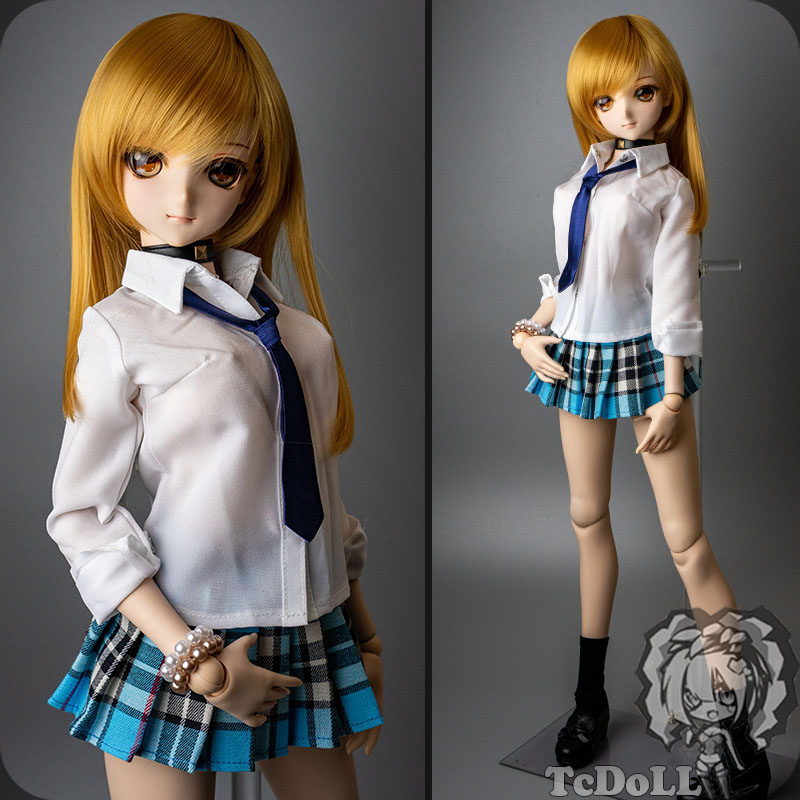 TcDoLL on Twitter: "【販売情報】 DD(DDS)[L] SMARTDOLL[S-L] シャツ＆スカートセット Ver.8 青チェック 明日5/4(木)19時からWeb ...