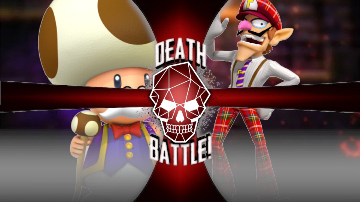 Death Battle Bot on Twitter: "DEATH BATTLE! Toadsworth VS British Waluigi"