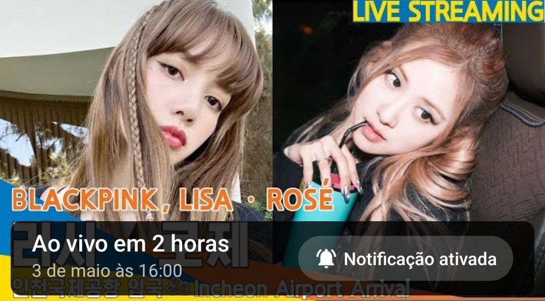 BLACKPINK BRASIL🌹 on Twitter: "🎥 Aparentemente Rosé e Lisa estão chegando juntas na Coreia da ...