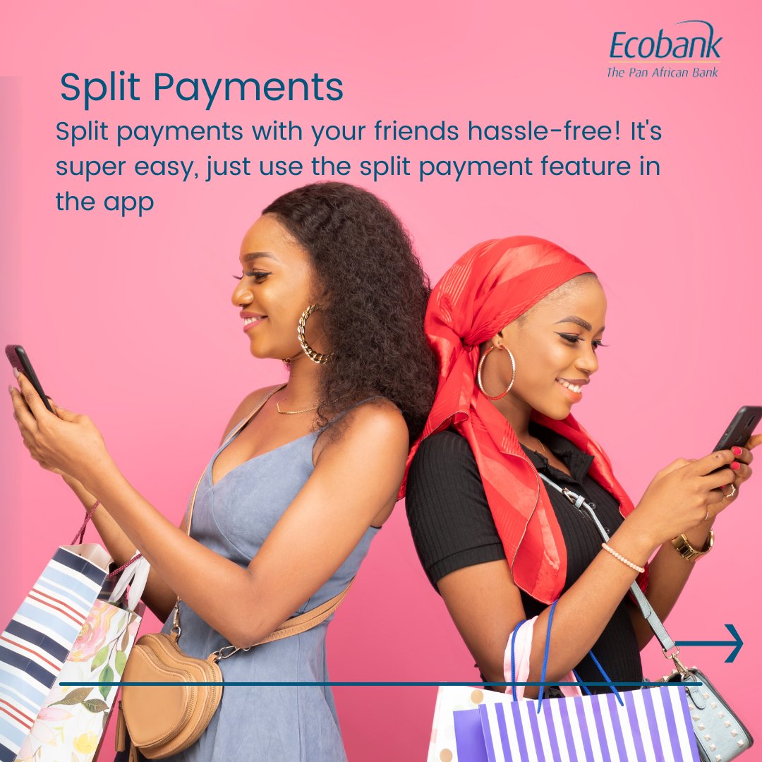 Ecobank Uganda on Twitter: "Say goodbye to the hassle of splitting payments with friends. Do it ...