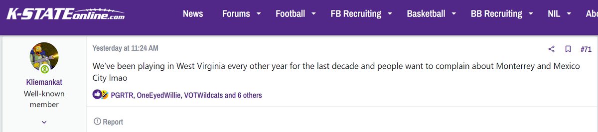Message Board Geniuses on Twitter: "The #Big12 is considering playing games in Mexico; # ...