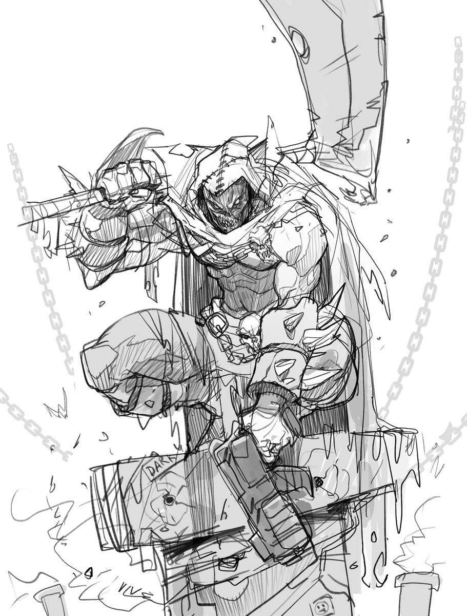 Daily Spawn Archive on Twitter: "From sketch to final cover. The cover of Spawn #275. Art by ...