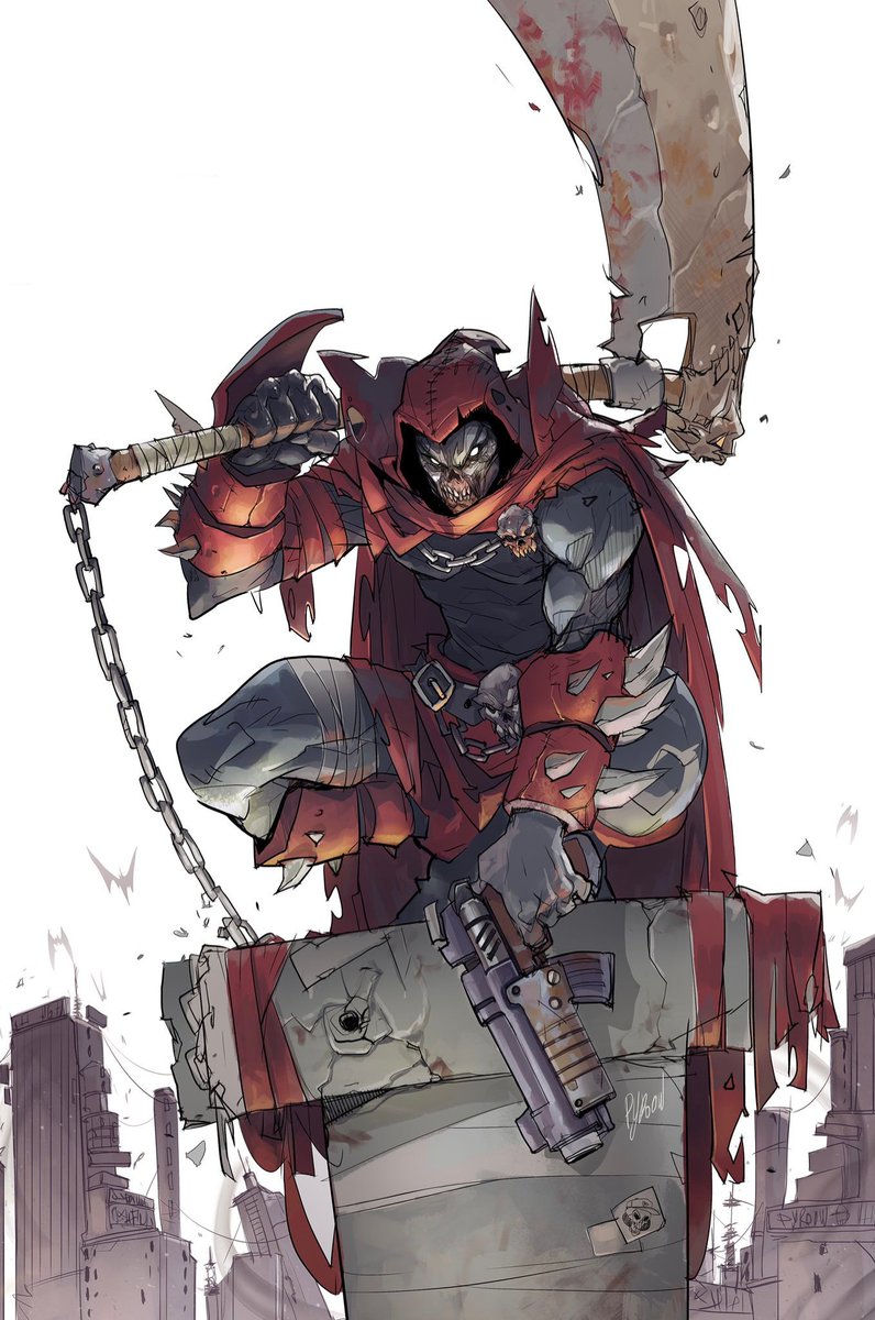 Daily Spawn Archive on Twitter: "From sketch to final cover. The cover of Spawn #275. Art by ...