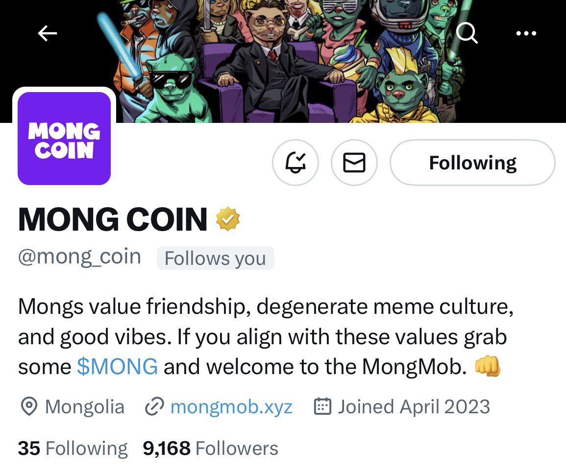 MONG COIN on Twitter: MONG COIN on Twitter: