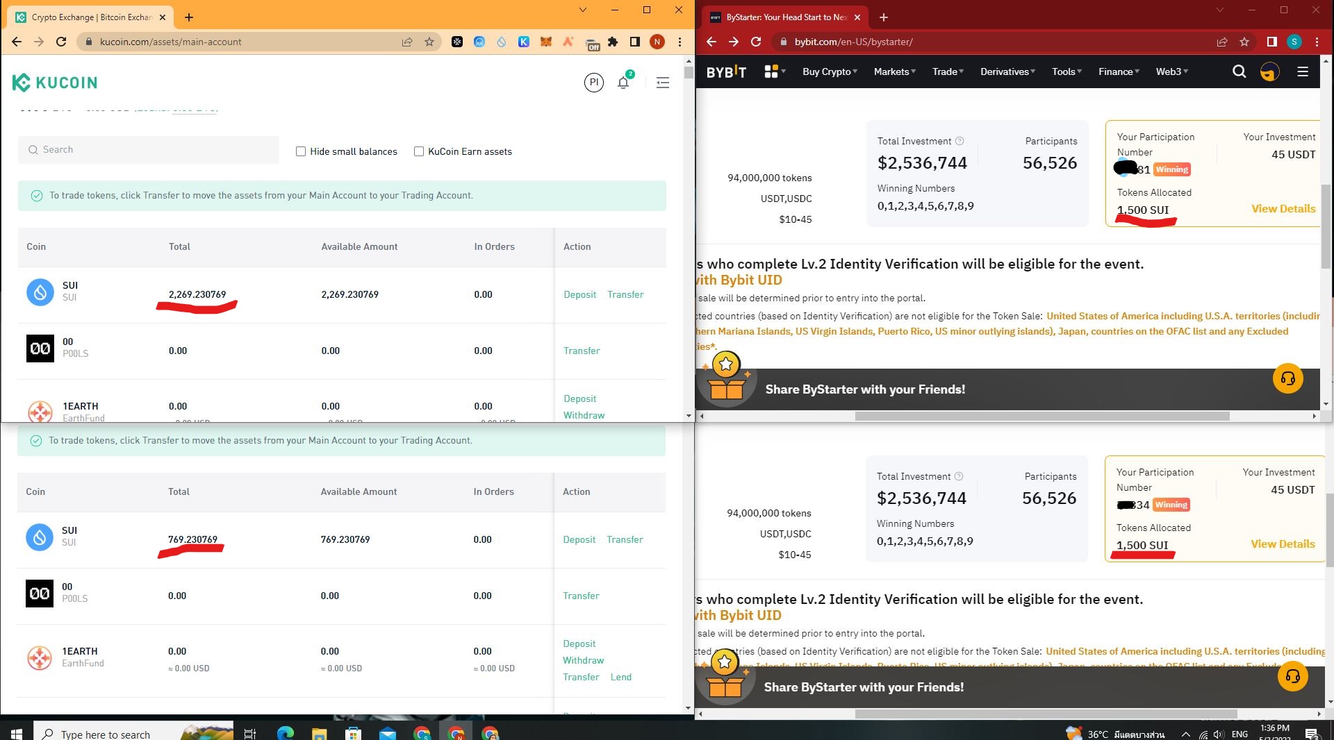 ลุงสามล้อ ถูกหวย on Twitter: "@TrafalgarL9 mint ซัก 10 ตัวดีมั้ยแอด SUI เหลือ https://t.co ...