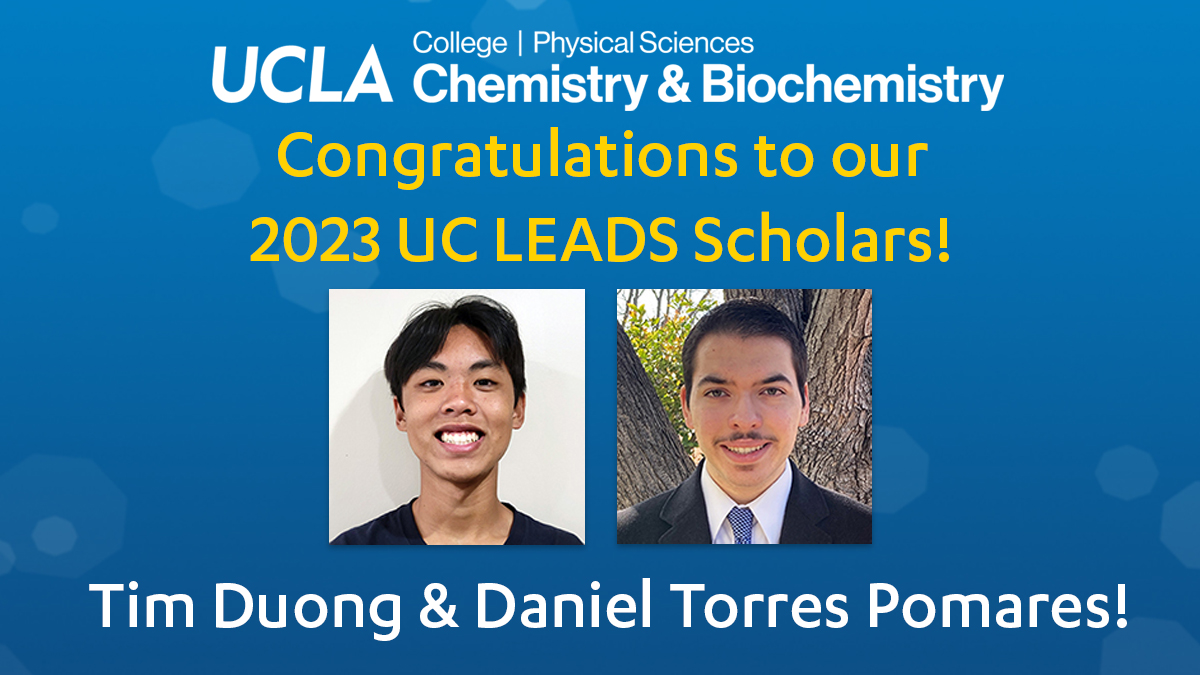 UCLA Chem & Biochem on Twitter: "Congratulations to Chemistry & Biochemistry undergraduate ...