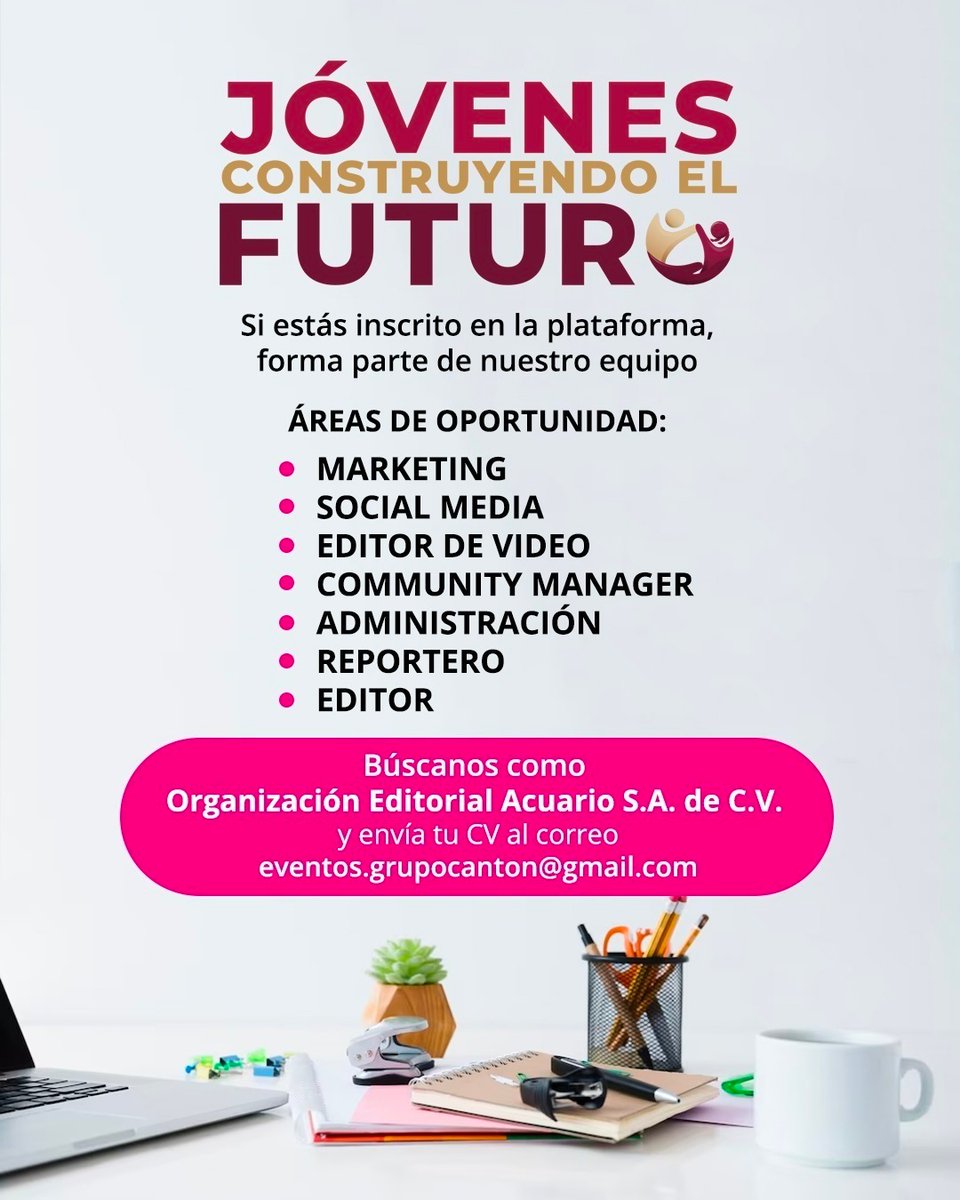 Tabasco HOY on Twitter: "📢¡Te estamos buscando!🗣️📰 Si estás inscrito en la plataforma de Jóvenes ...