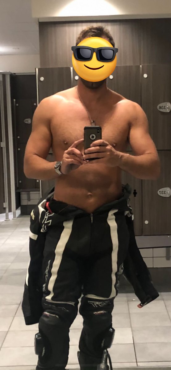 Alpha Adonis on Twitter: "I knew I would get funny looks wearing bike leathers to the gym. I bet ...