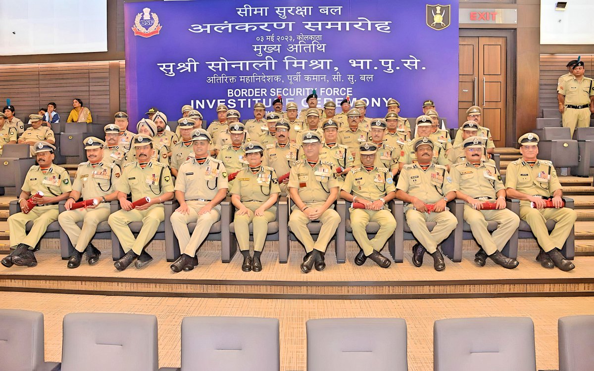 BSF EASTERN COMMAND on Twitter: "On 03 May 2023, Ms Sonali Mishra, IPS, ADG, @BSF_India ...