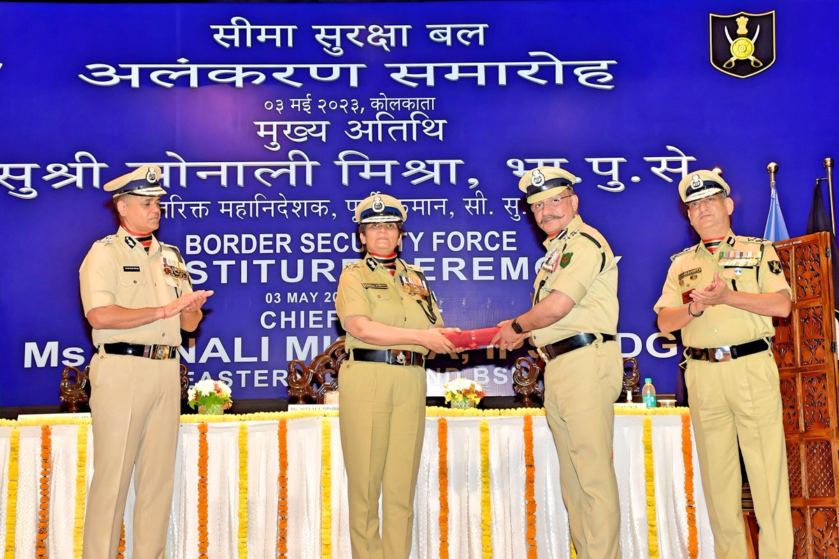 BSF EASTERN COMMAND on Twitter: "On 03 May 2023, Ms Sonali Mishra, IPS, ADG, @BSF_India ...