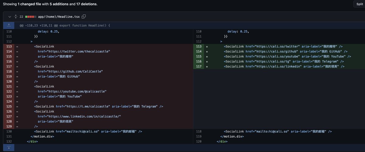 cali castle on Twitter: "Vercel Edge Config 是很赞的，可以用来不用修改源代码来处理重定向，所以我设置了短链接给我的社交账号 比如 http ...