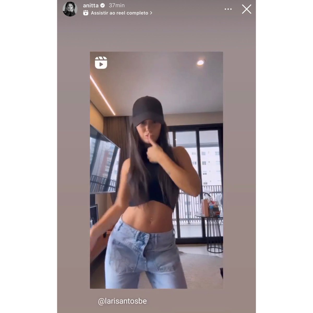 Choquei On Twitter 🚨agora Anitta Reposta Vídeo Da Ex Bbb23 Larissa