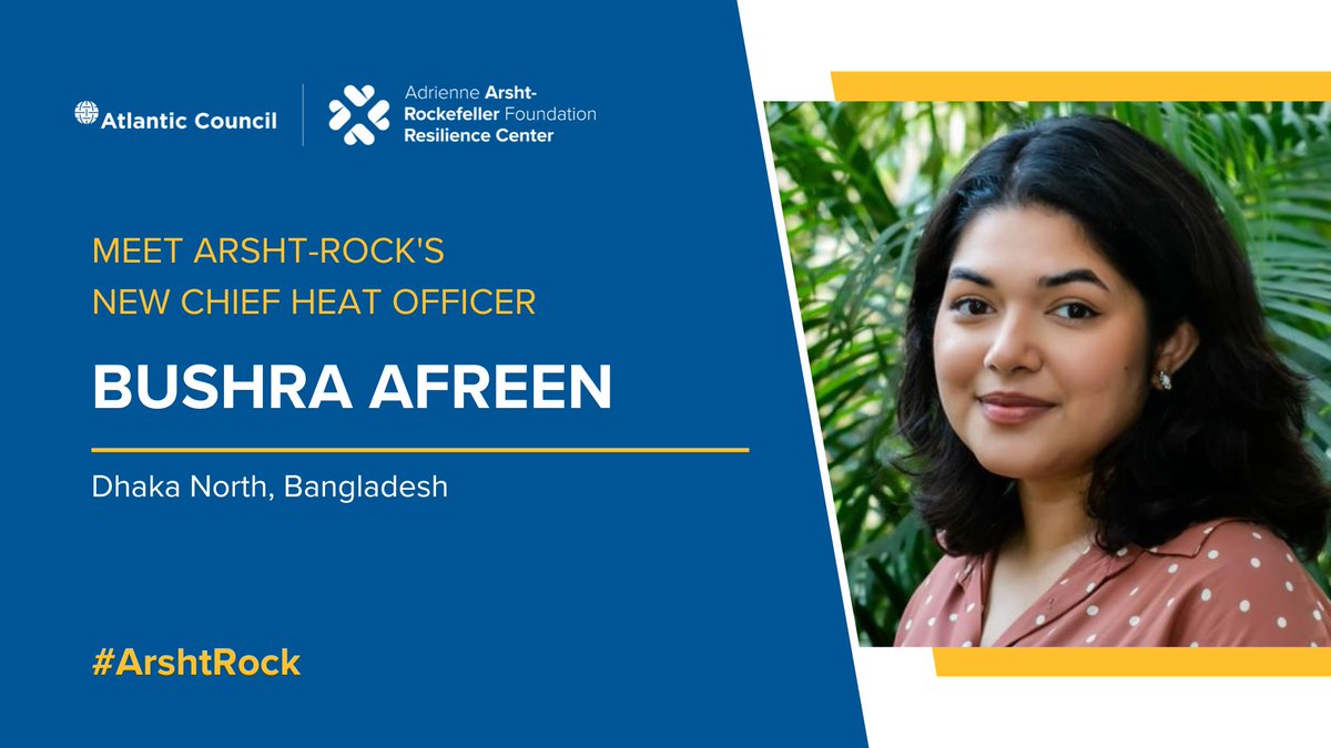 Atlantic Council on Twitter: "The @ArshtRock global community of Chief Heat Officers grew again ...