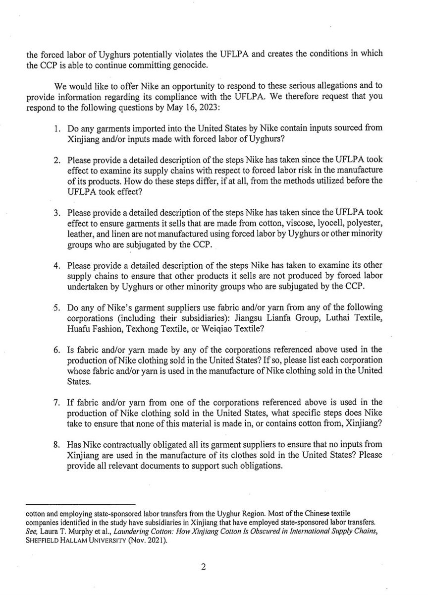 Leaks1234 On Twitter Rt 2022meimei3 Nikeに対してウイグル奴隷労働関与の調査が始まる