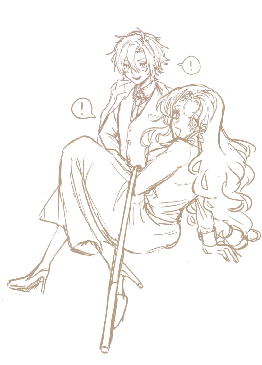 呪 on Twitter: "「 I 」のHO1.3とAconite:reのHO3.4を狂さんと絵チャで描きましたッ🎶"