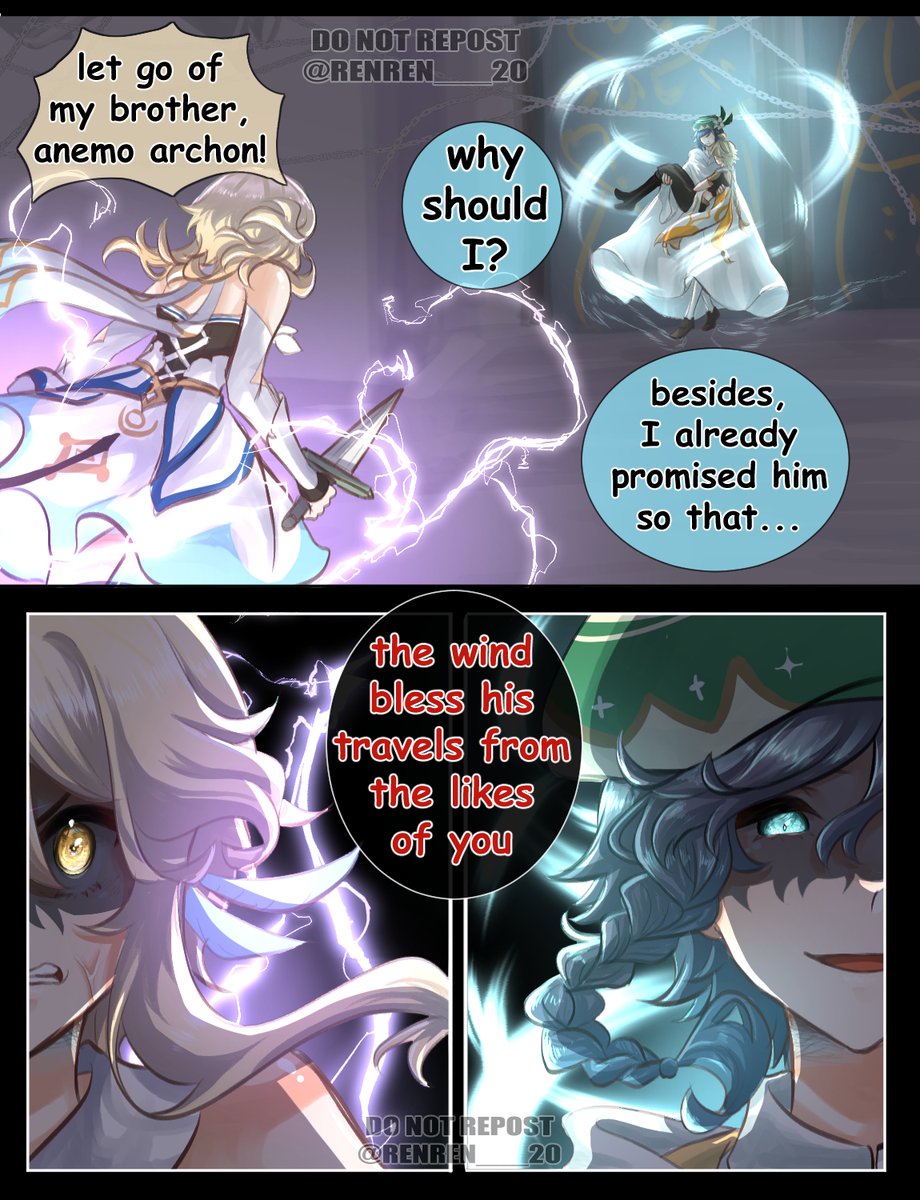 ใใใใ๐ค๏ธ On Twitter Venti Promised Aether Venti X Aether Genshinimpact