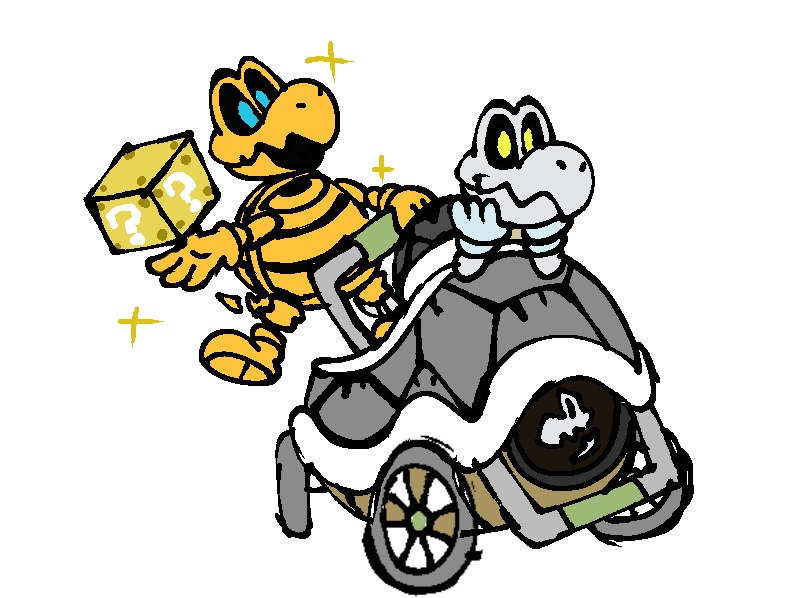 Dry Bones Mario Kart 8