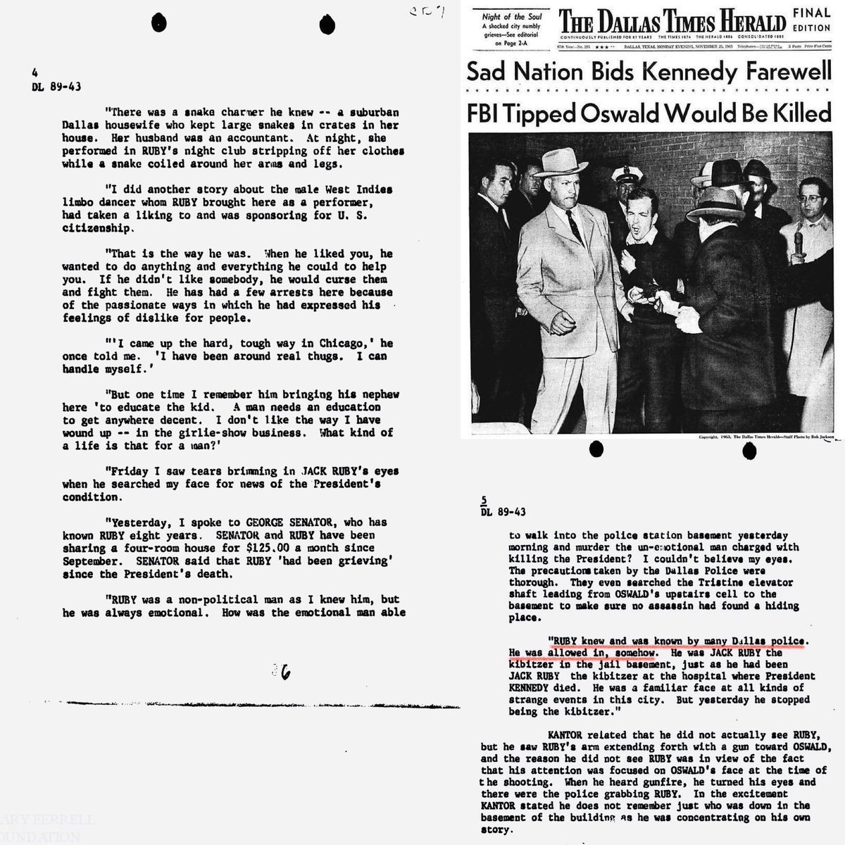 The JFK Files on Twitter: "Seth Kantor of the Washington Press Corps encounters Jack Ruby ...