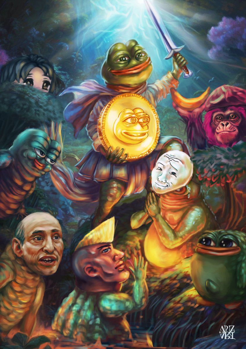 Anz.kongz.eth🦍👩🏻‍🎨 on Twitter: "Surprise OE mint! PEPE DOMINATION 800000 $PEPE (0.004eth) spot ...