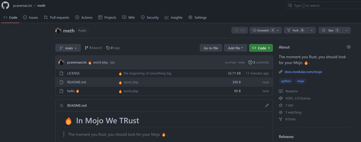 sudo rm -rf --no-preserve-root / on Twitter: "👀https://github.com/pcaversaccio/meth… - now the ...