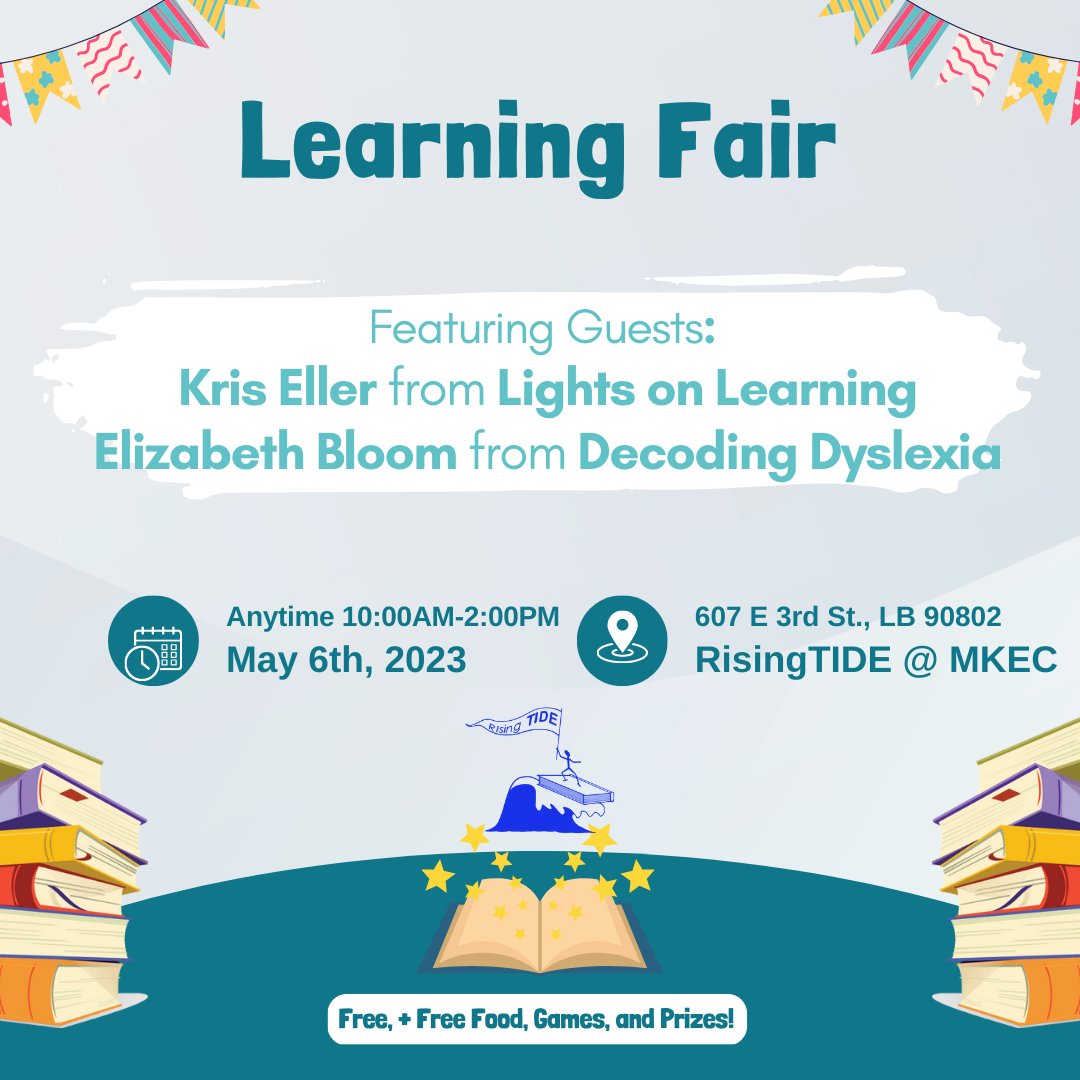 Rising TIDE on Twitter: "See you this Saturday (5/6/23) for RisingTIDE’s Learning Fair! # ...