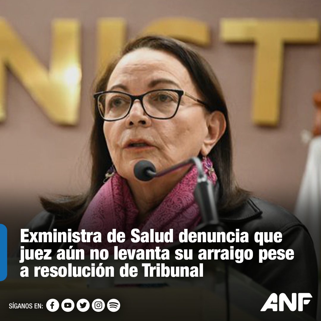 Agencia De Noticias Fides On Twitter 🔵 Anf Politica La Exministra