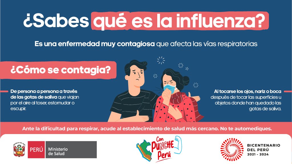 Ministerio De Salud On Twitter Conoce Qué Es La Influenza Y Cómo Se