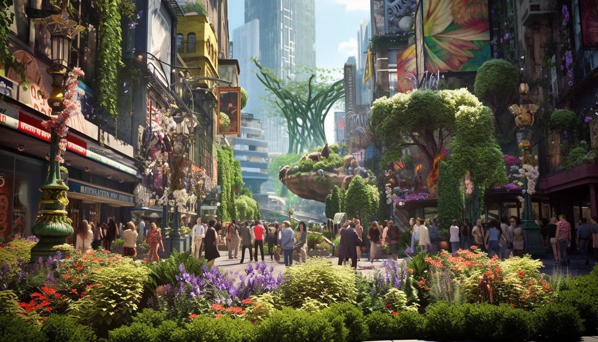 AI-generated street transformations on Twitter: "Times Square (NYC)"