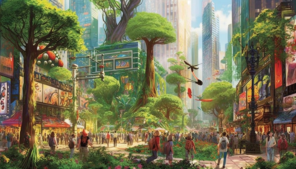 AI-generated street transformations on Twitter: "Times Square (NYC)"