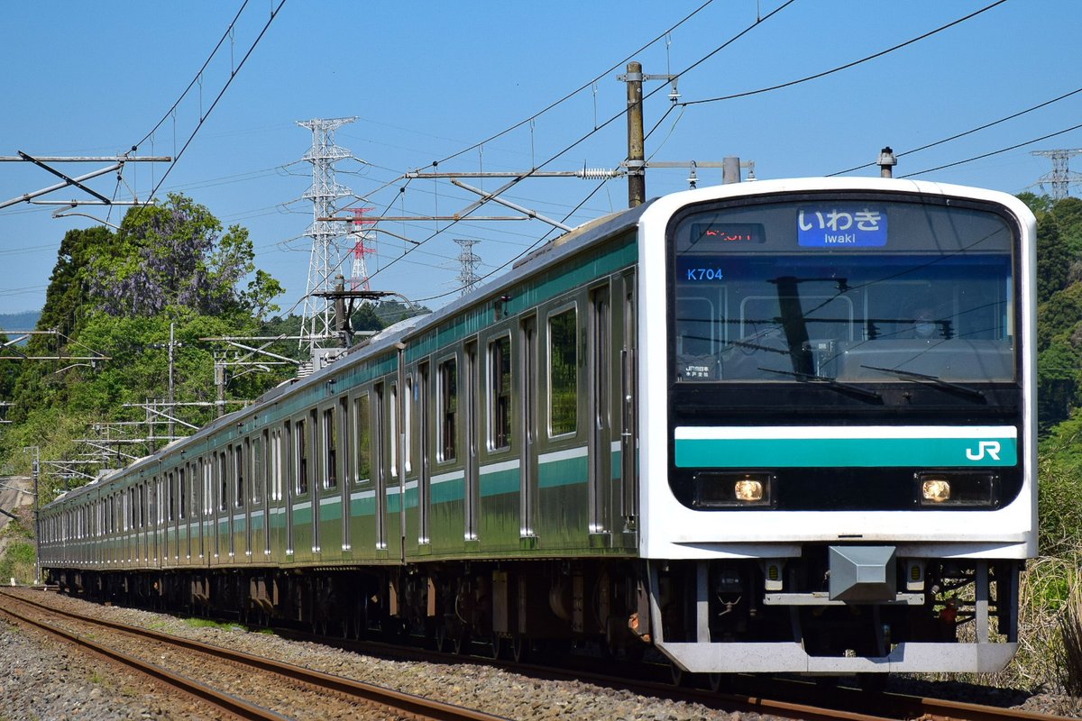 11番線回送車 on Twitter: "2023.5.4 常磐線 1M ひたち1号 E657系K2編成(イエロージョンキルカラー) 623M E501系K704編成 昨日に引き続きフレッシュ ...