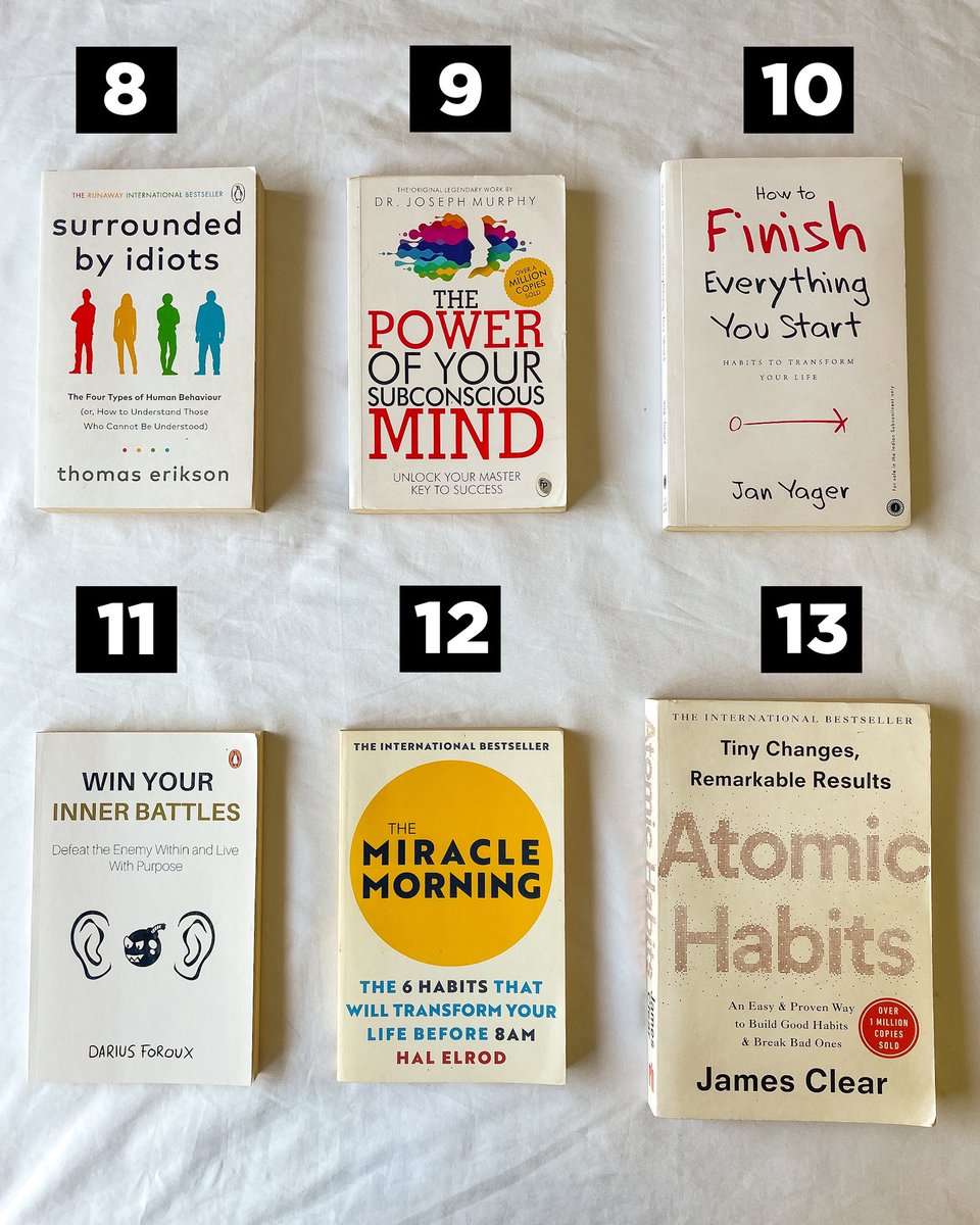 30 Books To Read In Your 30s 1)365 Days With Self Discipline - Thread ...