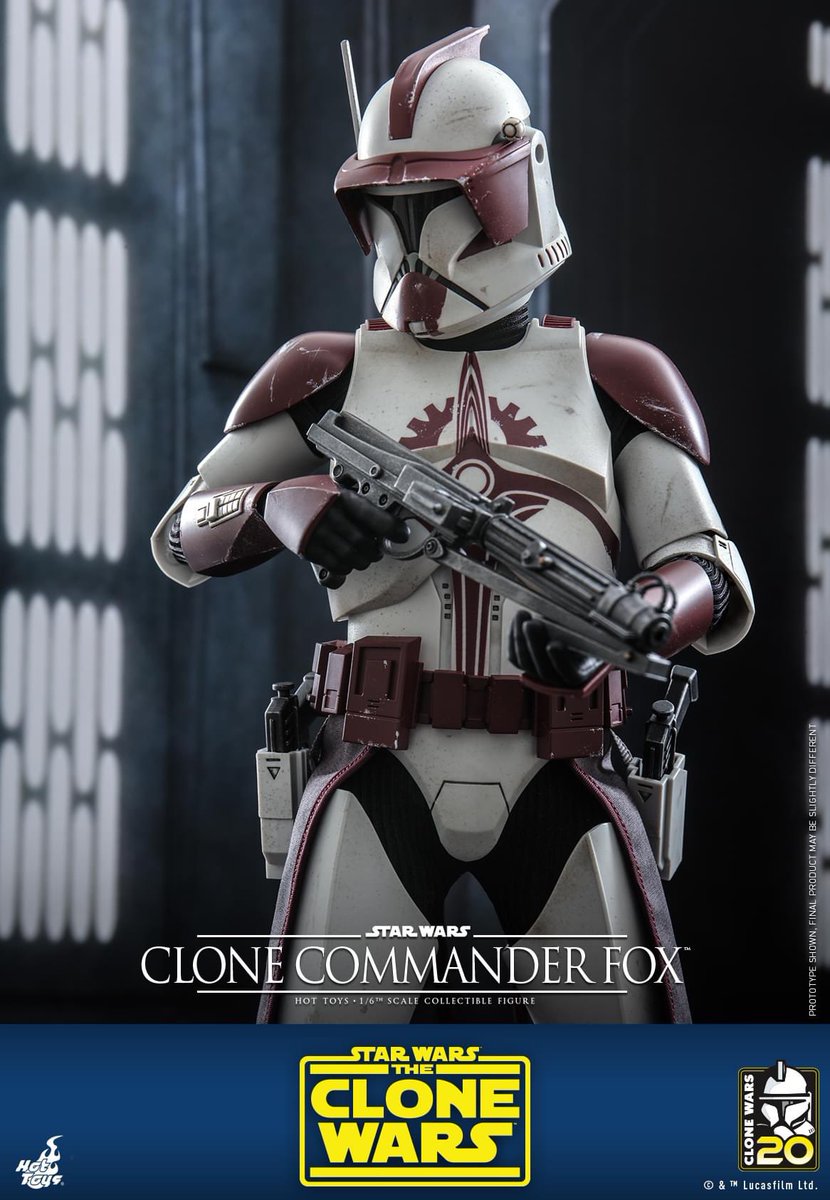 Thomas Merchandise on Twitter: "RT @yak_face: Hot Toys 1:6 Scale Clone Commander Fox revealed # ...