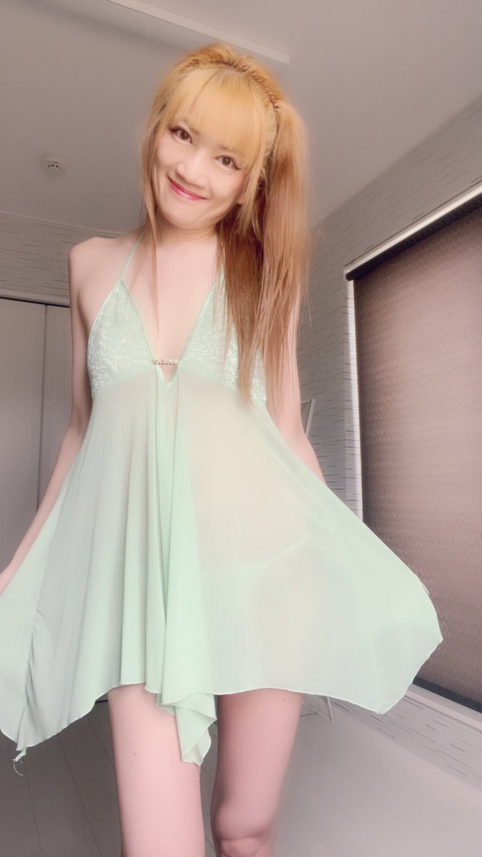 SilViAjpn on Twitter: "Sexy lime green spring dress 👗