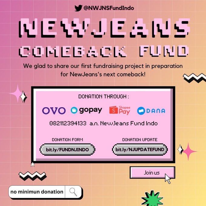 NewJeans Base | OPEN DM on Twitter: "njf! Bunnies berdonasi yuk untuk persiapan CB NewJeans ...